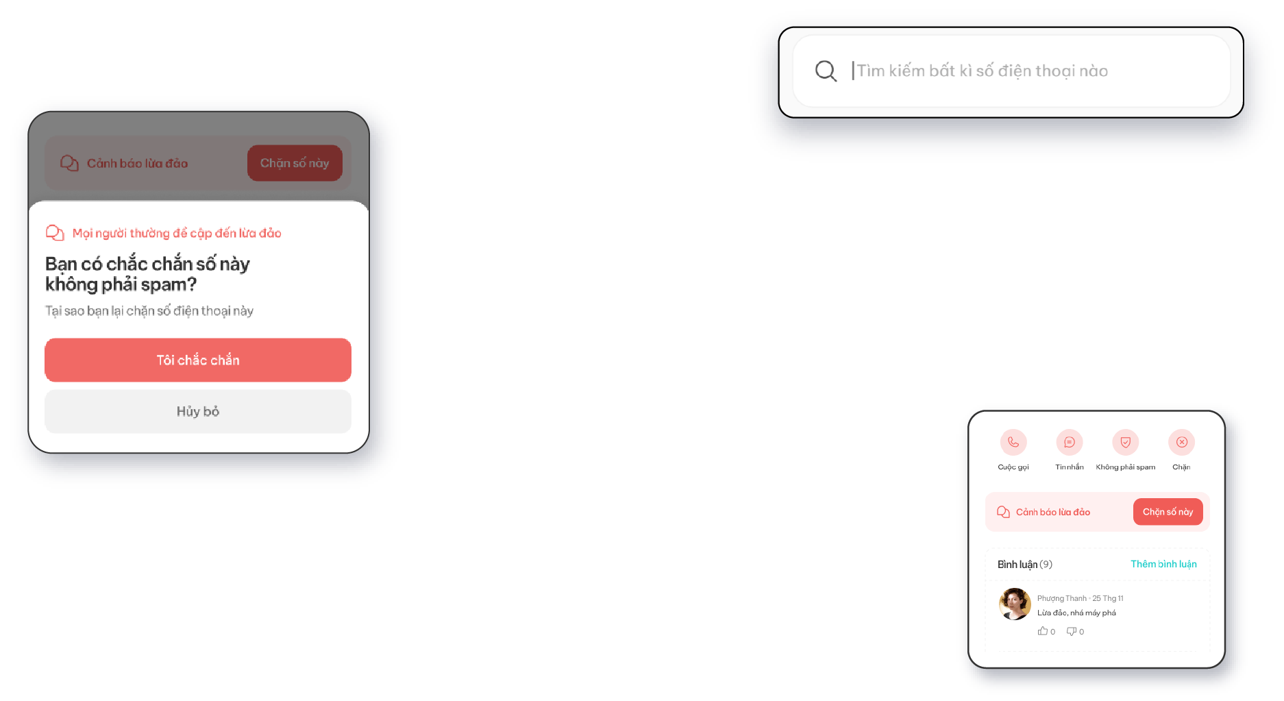 Pocy - Ứng dụng bảo vệ người dùng khỏi spam cuộc gọi - SMS