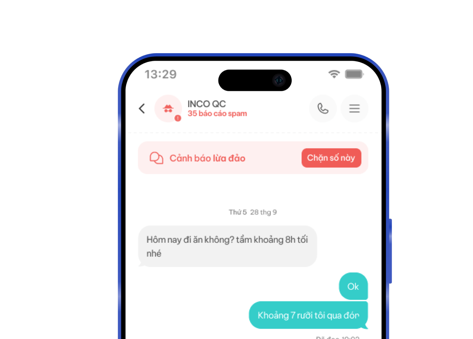 Pocy - Ứng dụng bảo vệ người dùng khỏi spam cuộc gọi - SMS